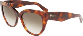 Ferragamo Femme, Accessoires, Brun, Taille: ONE Size Lunettes de soleil Sf1061S