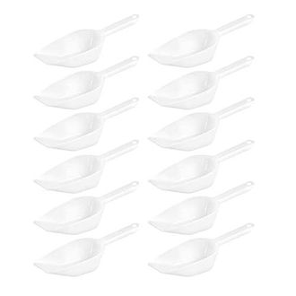 Westmark Lot de 12 pelles à pâtisserie, pesée, remplissage, contenance : 250 ml chacune, plastique, Halvar, blanc, 909322E2