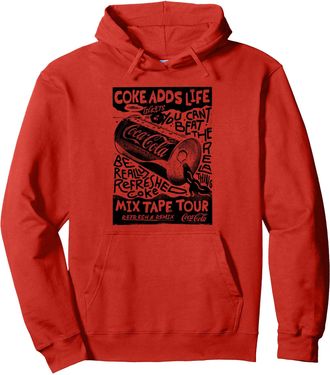 Coca Cola Ware Mix Tape Tour Refresh & Remix Retro Poster Pullover Hoodie