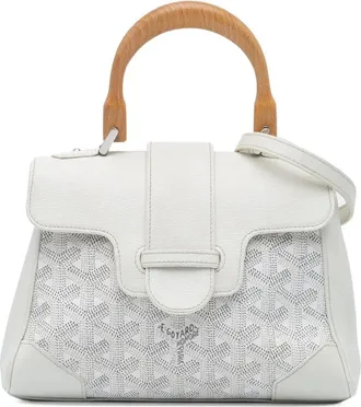 Goyard Hobo Bags - Mini Goyardine Saigon Souple - Gr. unisize - in Weiß - für Damen