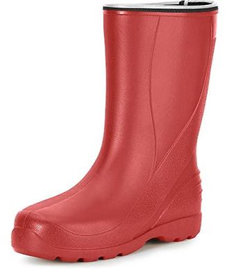 Ladeheid EVA Bottes de Pluie en Caoutchouc Femme LADW005 (Rouge 1841, 38 EU)
