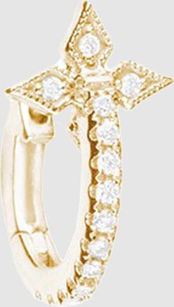 Stone Paris Mini Créole Croix Or Diamants (vendue à lunité)