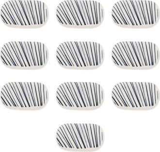 Angoily 10 STK Essstäbchen Ruhen Gabelgestell Messerbänke Aus Holz Küchenlöffelhalter Chopstick Rest Pinsel Stehen Porzellan Essstäbchenhalter Besteckablage K