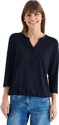 Cecil Shirt im Tunika-Look universal Blue XXL