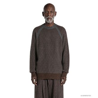 Ziggy Chen Oversized Raglan Sweater