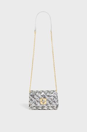 Gerard Darel Mini sac en sequin - LE MINI FANNY - Argent