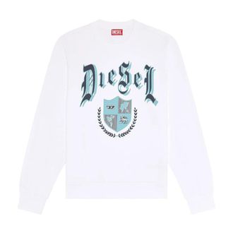 Diesel Casual Sweatshirt - - Sweatshirts & Hoodies - Herren - Wei&szlig; - S
