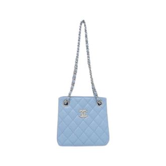 Chanel Pre-owned Caviar Skin Schultertasche - - Pre-owned - Damen - Blau - ONE SIZE