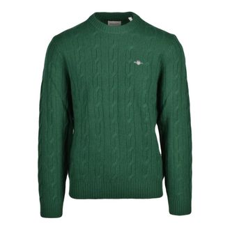 GANT Pullover mit Rundhalsausschnitt - - Knitwear - Herren - Gr&uuml;n - M