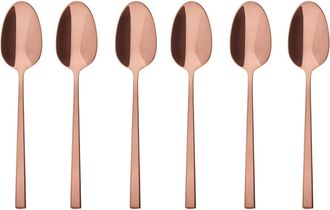 Sambonet Rock Set 6 Mokkalöffel Edelstahl/PVD Kupfer [SP]