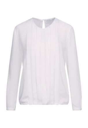 Seidensticker Damen 122647_01_36 Bluse, Weiß (Weiß 1)