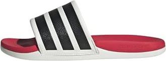 adidas Mixte ADILETTE COMFORT 2.0 SLIDES, crystal white/core black/lucid red, 40.5 EU