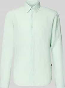 Boss Orange by Hugo Boss Regular Fit Freizeithemd aus reinem Leinen Modell RELEGANT