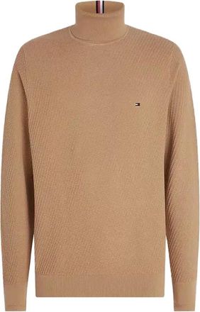 Tommy Hilfiger Homme, Pulls, Brun, Taille: XL Pull &agrave; col roul&eacute;