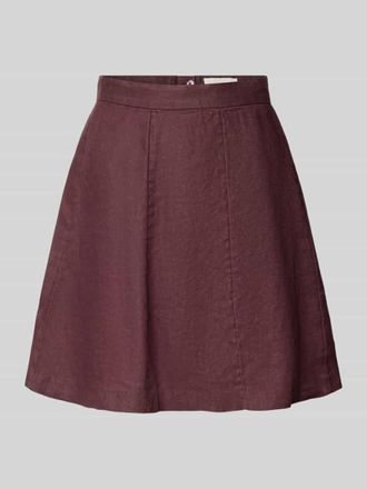 Moss Copenhagen Leinenrock mit Knopfverschluss Modell Naira Claritta