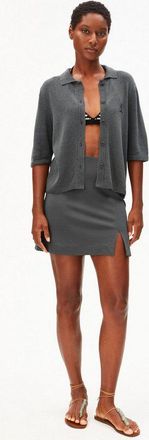 Armedangels Cardigan LINO BLEND Leinen-Mix (Polokragen, Loose Fit)