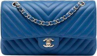 Chanel Sac bandouli&egrave;re matelass&eacute; vintage Pre-owned - Femme - Pre-owned - Bleu - Taille: ONE Size
