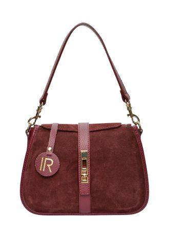 Isabella Rhea Burgund Rindsledertasche
