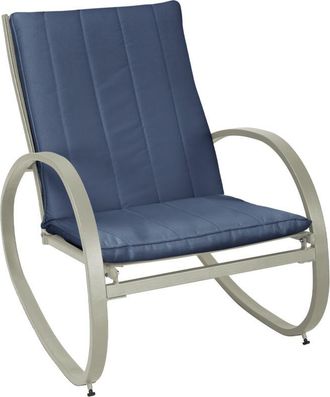 SVITA Svita - eiby deluxe Fauteuil à bascule Fauteuil à bascule Outdoor Accoudoir Stopper Rembourrage Bleu