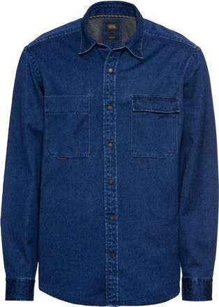 Camel Active Herren Hemd aus Reiner Baumwolle Dunkelblau, Menswear-XXL