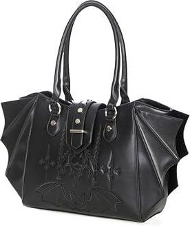 Banned Noir Bat Wing Gothique Sac &Agrave; Main Halloween Crest Vampire Alt Style Sac &Agrave; Main