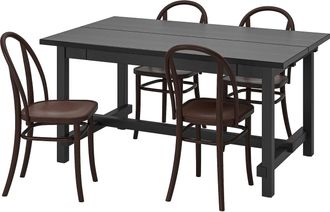 IKEA NORDVIKEN / SKOGSBO Tisch und 4 St&uuml;hle