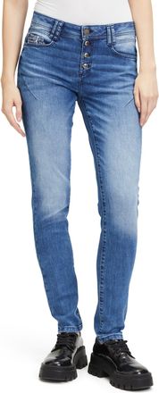 Cartoon Damen 6505/7936 Hose, Blue Used Denim, 38
