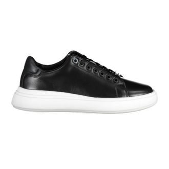 Calvin Klein Femme, Chaussures, Noir, Taille: 39 EU Baskets de sport noires pour femmes avec d&eacute;tails contrast&eacute;s