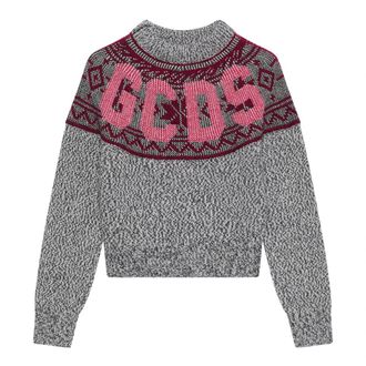 GCDS Snow Sweater - - Knitwear - Damen - Grau - XS