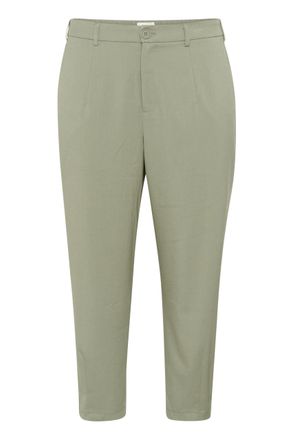 Kaffe Curve Hose KCmerla Damen Pants Hosen Gr&ouml;&szlig;e Gr&ouml;&szlig;en Weites Bein Business High Waist Hose 52, Vetiver 52