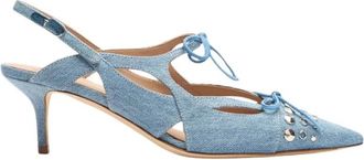 Scarosso Femme, Chaussures, Bleu, Taille: 35 EU Escarpins Slingback Flamboyants