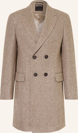 Ermenegildo Zegna Zegna Wollmantel beige