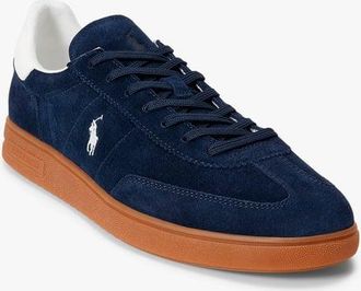 Polo Ralph Lauren weicher Aspekt Wildleder in gemischtem Leder - Blau