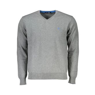 Harmont & Blaine Homme, Pulls, Gris, Taille: XL Pull à col en V