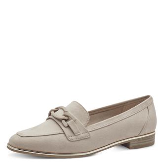Marco Tozzi Damen Slipper mit Blockabsatz Vegan, Beige (Dune), 40 EU