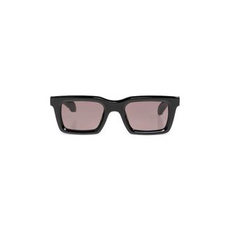 Alexander McQueen T-Bar Rechteckige Sonnenbrille - - Accessories - Herren - Schwarzk - ONE SIZE