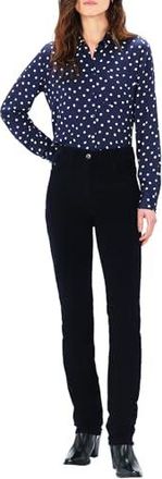 Caroll Femme 232p-pchicagov Pantalon Droit, Marine, 38 EU