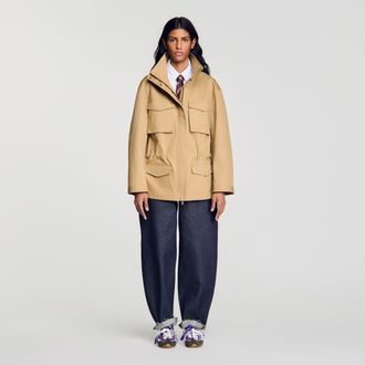 Sandro Blouson &agrave; taille ajustable