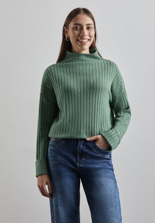 Street One Langarmshirt mit Ripp-Struktur