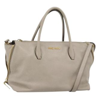 Miu Miu Pre-owned Hand Bag - - Pre-owned - Damen - Grau - ONE SIZE