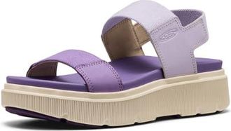 Keen Elle Mila Sandales l&eacute;g&egrave;res confortables et faciles &agrave; enfiler pour femme, Chardon/Purple Haze, 37.5 EU
