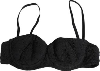 Dolce & Gabbana Femme, Sous-v&ecirc;tements, Noir, Taille: 38 FR Soutien-gorge noir brod&eacute; avec armature sous-v&ecirc;tements