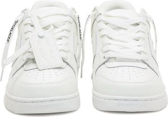 Off-white Panelled Calf Leather Sneakers - White