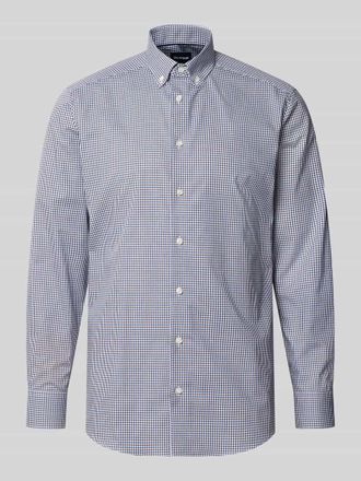 Olymp Regular Fit Businesshemd mit Button-Down-Kragen