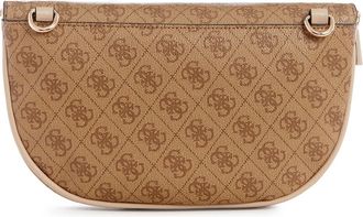 Guess Damen Manhattan Gürteltasche, Tragetasche, Bauchtasche, Latte-Logo