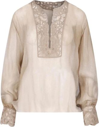 Ermanno Scervino Femme, Blouses et Chemises, Brun, Taille: 38 FR Ermanno Scervino Chemises