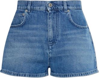 Moschino Femme, Shorts, Bleu, Taille: 36 FR Denim Shorts