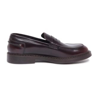 Doucal's Burgunderfarbene Horse Loafer- Made in Italy - - Shoes - Herren - Rot - 40 1/2 EU