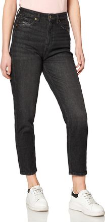 QS by s.Oliver Q/S designed by Womens Hose 7/8 MOM FIT Pants, Grey Stretched den, 44