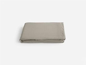 Vent du Sud Drap Plat Lin Lav&eacute; - Sonate - 270 X 300 Cm - Beige